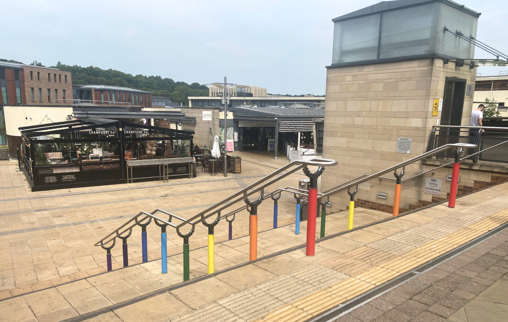 Rainbow steps return to Walkergate | Pride Month | Durham Pride