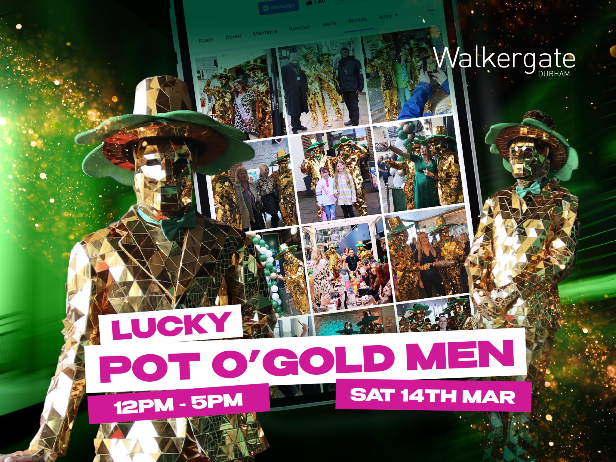 The Pot O’Gold Men Return for St Patrick’s Day 2026 in Durham ...